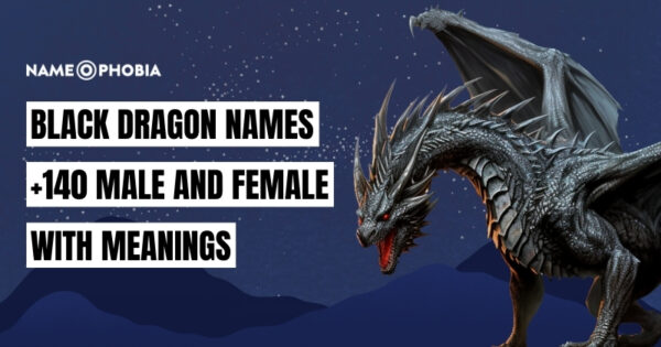 140+ Best Black Dragon Names for Males and Females